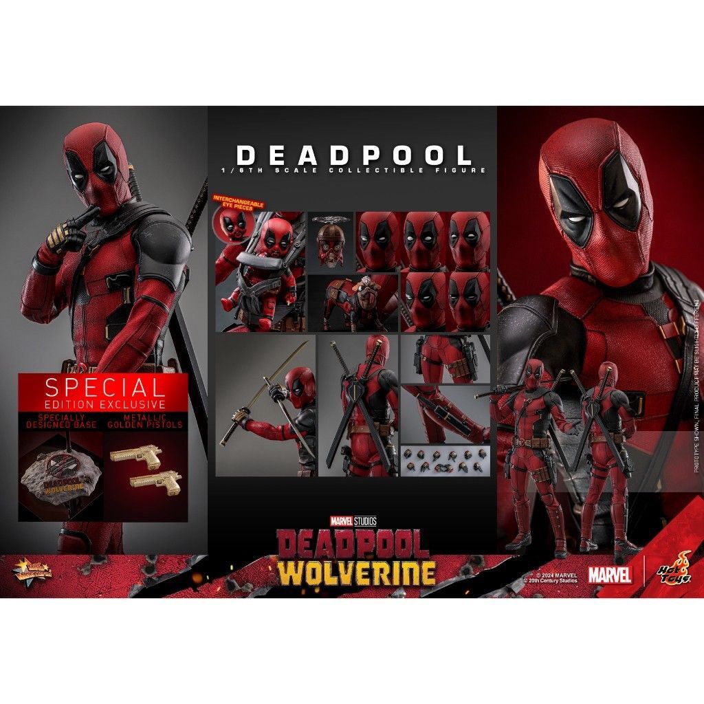 [IN STOCK in HK] MMS746B "Deadpool & Wolverine" 1/6th scale Deadpool w ...