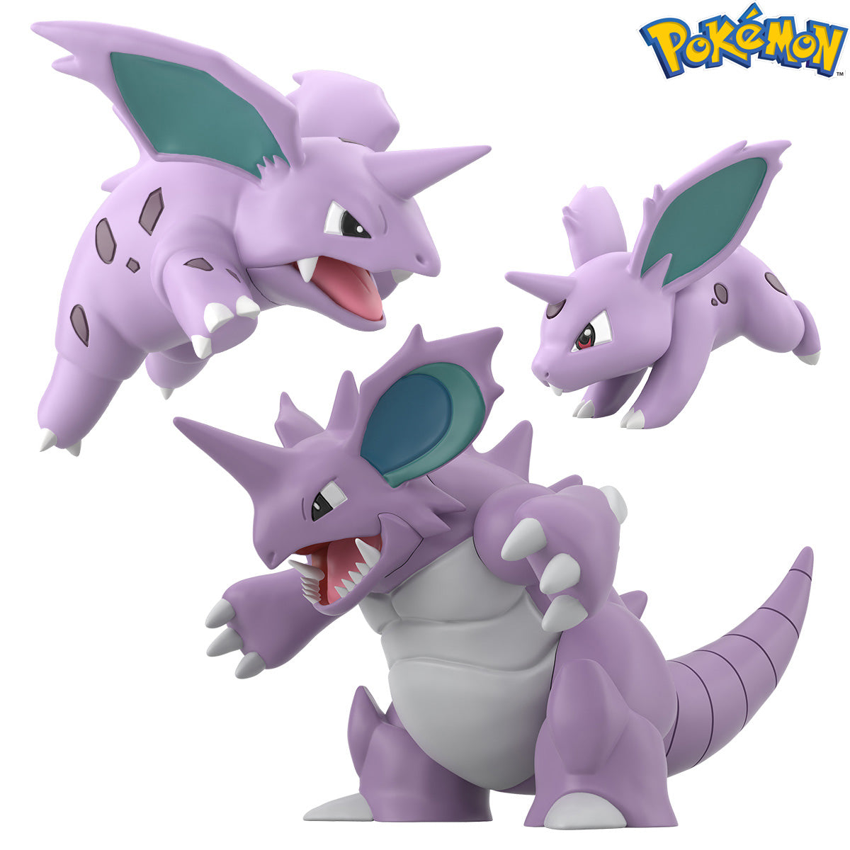 [PRE-ORDER] Pokemon Scale World Kanto Region Nidoran & Nidorino & Nido ...